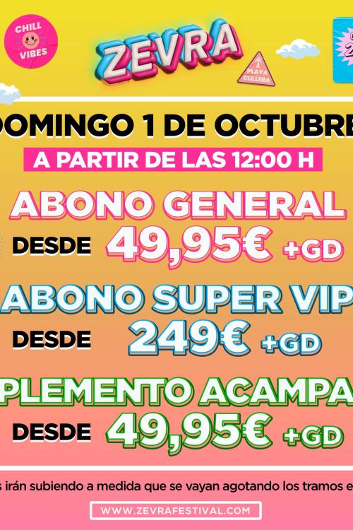 Zevra Festival 2024 | Cartel, entradas, horarios y hoteles