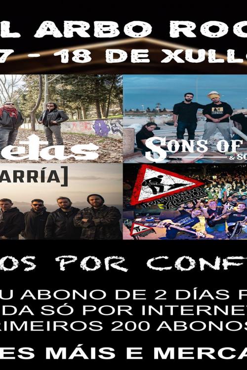 Arbo Rock 2020 | Cartel, entradas, horarios y hoteles