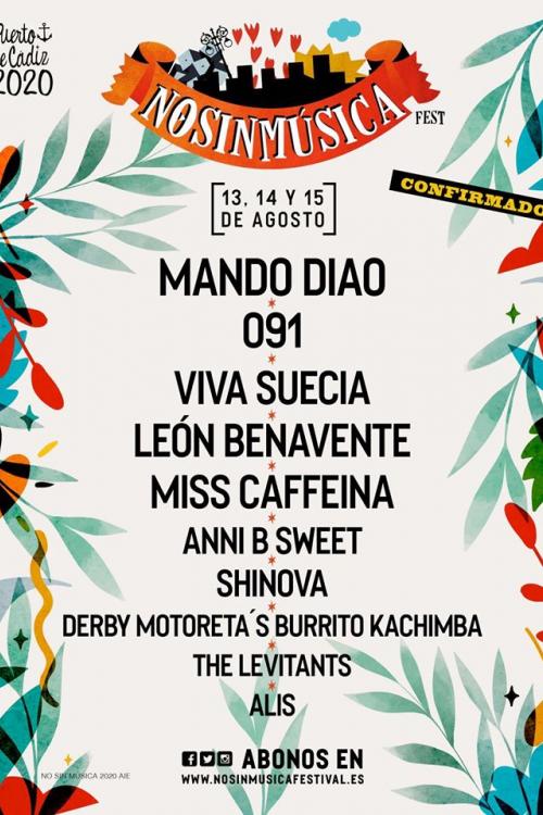 No Sin Música 2020 | Cartel, entradas, horarios y hoteles